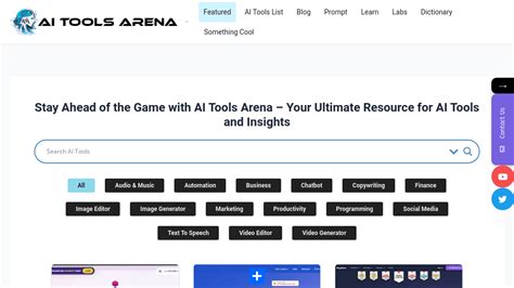 AI Tools Arena Boost Your Workflow With AI Futureen