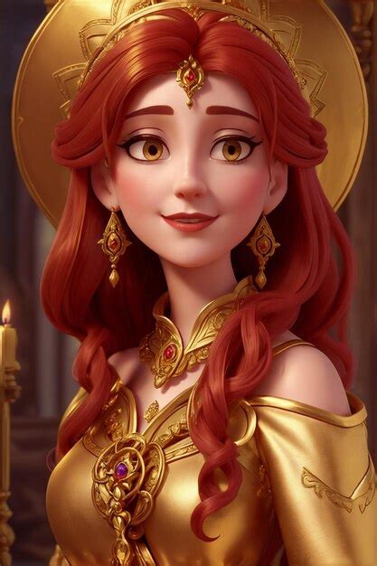 Premium Ai Image Beautiful Ancient Magical Princess Portrait