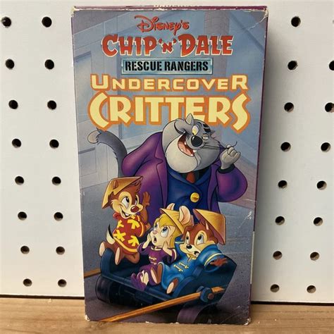 Walt Disney Chip N Dale Rescue Rangers Undercover Critters Vhs 1997