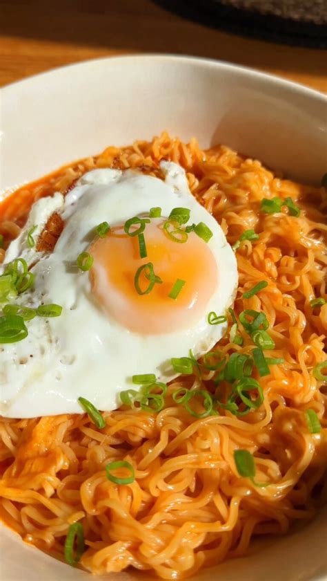 Korean Spicy Ramen Noodles With Cheese Desert Island Dishes
