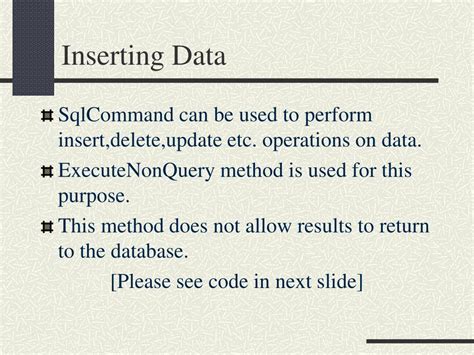Ppt Ado Net Part Ii Powerpoint Presentation Free Download Id