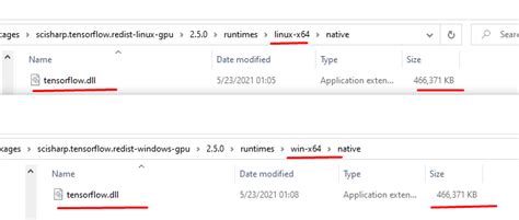 Scisharp Tensorflow Redist Linux Gpu Inludes Windows Binary Instead Of Linux Binaries