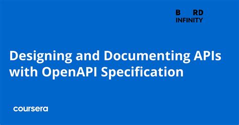 designing and documenting apis with openapi specification coursera