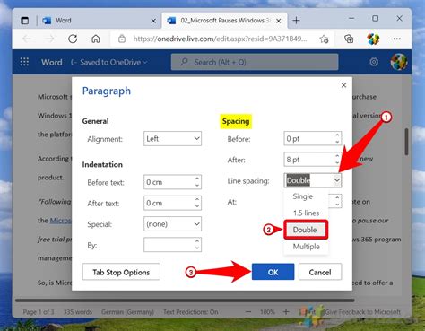 How To Double Space In Microsoft Word And Word Online