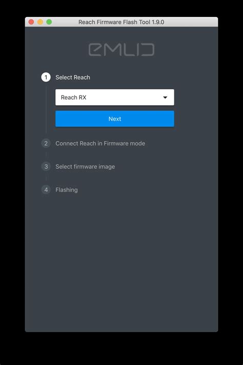 Updating Reach Firmware Reach RX