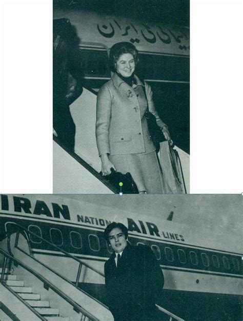 اینگرید برگمن بازیگر مشهور هالیوود و آلن دلون هنگام سفر به ایران