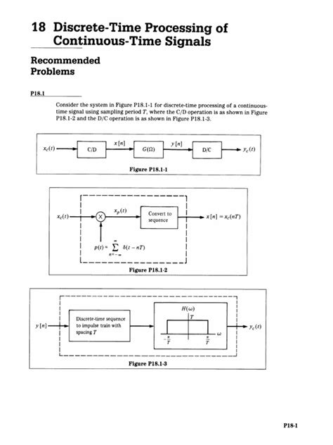 18 Discrete Time Processing Of Continuous Time Signals Pdf Sampling