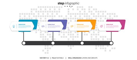 비즈니스 데이터 시각화 추상적인 배경 템플릿 스톡 일러스트레이션을 위해 설계된 타임라인 인포그래픽 아이콘 0명에 대한 스톡 벡터 아트 및 기타 이미지 Istock