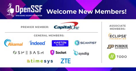 Openssf Announces 13 New Members Committed To Strengthening The Security Of The Open Source
