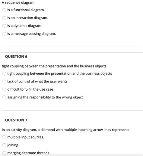 A Sequence Diagram Is A Functional Diagram O Is An Chegg Com