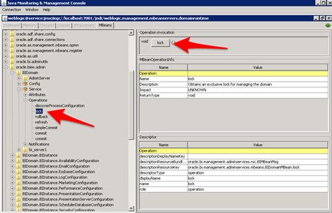 using jconsole to look at weblogic mbeans boxfusion
