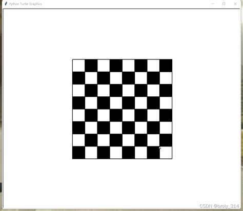 画国际象棋盘（python实现） jupyter国际象棋棋盘 csdn博客
