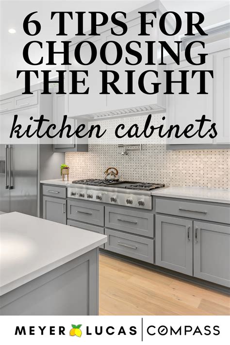 6 Tips For Choosing Classic Kitchen Cabinets