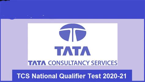 New Jobs Updates Tcs Nqt National Qualifier Test 2021 Gateway For Top Jobs Last Date 20