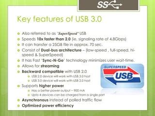 High Speed U S B 3 0 Pptx