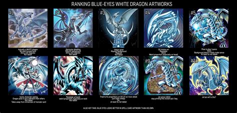 My Personal And Controversial Ranking Of Blue Eyes White Dragon