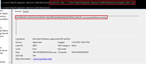 Loading Alternate Data Stream Ads Dllcpl Binaries To Bypass Applocker Bohops