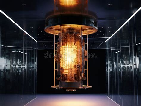A Quantum Computers In Glass Room Technology For Future Trends Generative Ai Stock