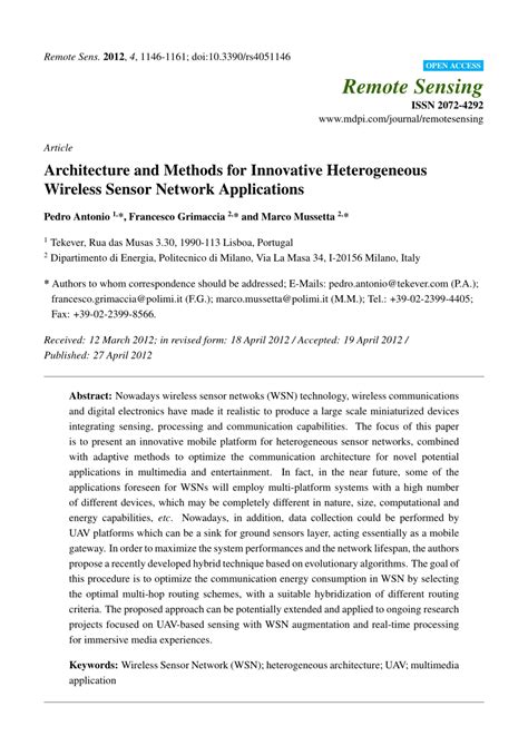Pdf Architecture And Methods For Innovative Heterogeneous Wireless