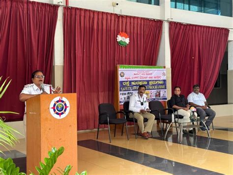 pes pu college shivamogga on linkedin pes puc college organises safety