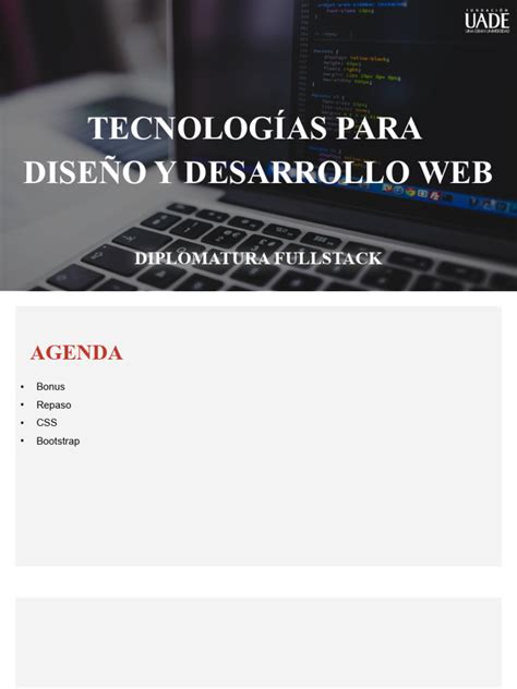 Clase 5 Css Y Bootstrap Pdf Bootstrap Marco Frontal Formatos