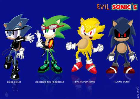 Evil Sonic Characters By Jess23play On Deviantart