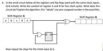 Solved In The Serial Circuit Below All The Registers And Chegg