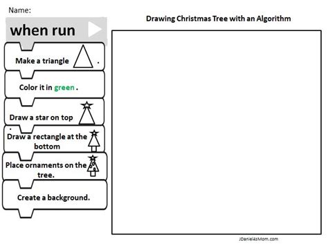 Christmas Coding Drawing A Tree Based On An Algorithm JDaniel S Mom Coding Lessons Coding
