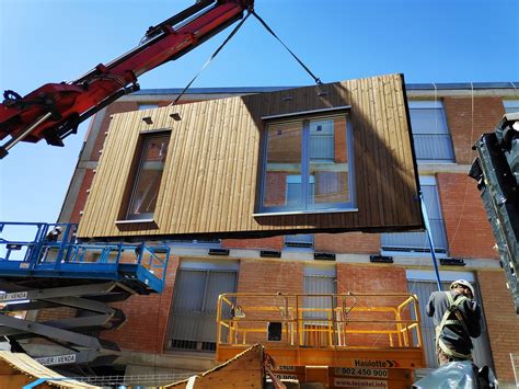 Prefabricated Wooden Based Façade Systems To Save Energy 4rineu Project Renovation Of