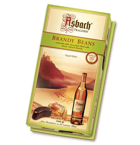 Asbach® Brandy Beans Dark Chocolates Filled With German Asbach Brandy 200g Etsy