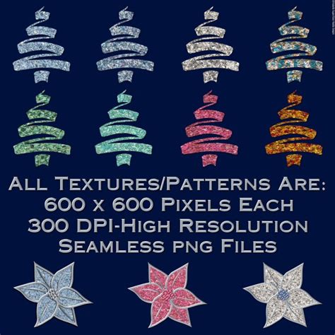 Bling Glamour Glitter Holiday And Christmas Textures 3d Models For