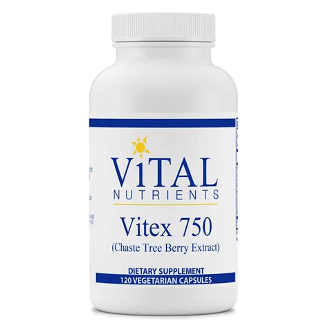 Vital Nutrients Vitex Chaste Tree Berry Extract Caps Females Hormone Balance