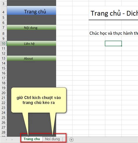 Cách Tạo Menu Trong Excel Như Web Sử Dụng Hyperlink Navigation Menu Pane 72024