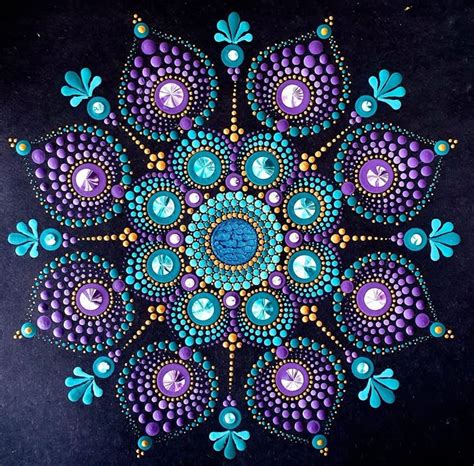 Pin By Shea Mills On Dot Mandala Art Mandala Wall Art Mandala Rock