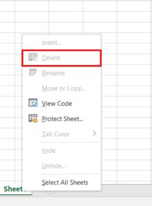 How to Delete a Sheet in Excel: 3 Simple Ways - Excel Master Consultant