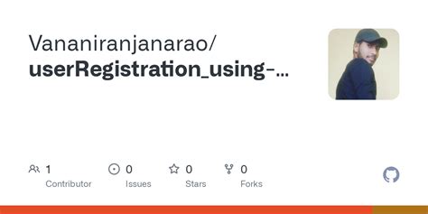 Github Vananiranjanaraouserregistrationusing Spring Boot Mvc Java And Mysql