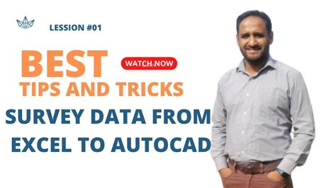 How To Import X Y Coordinates From Excel To Autocad Youtube