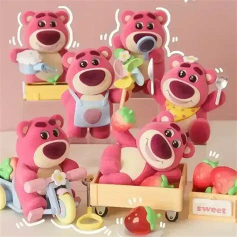 Dsny Kawaii Lotso Strawberry Orchard Series Blind Box