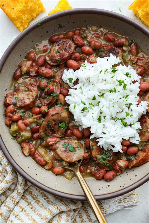 Easy Red Beans And Rice Recipe With Canned Beans Healthy 4 Sure Blog