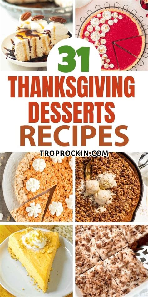 31 Thanksgiving Dessert Recipes Trop Rockin Recipes