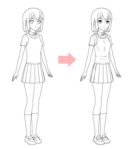 Как нарисовать девочку карандашом поэтапно для начинающих в полный рост