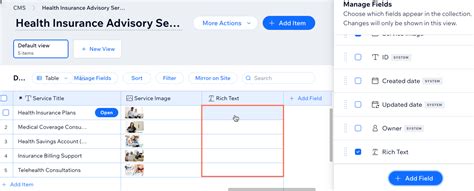 cms adding and setting up rich text fields help center
