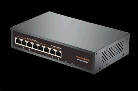 Ethernet Media Converter Camera System Poe Switch With 48V Switching Power Supply Hikvision