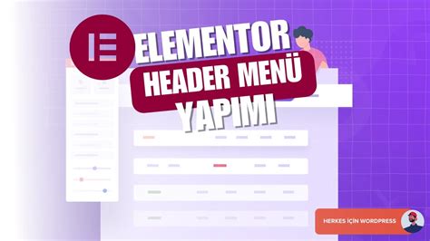 Elementor Ile Header Tasarımı Wordpress Kolay Anlatım 🎯 Youtube