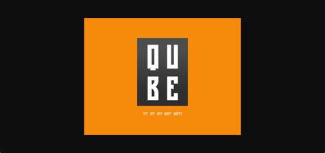 Qube Font Font Canyon