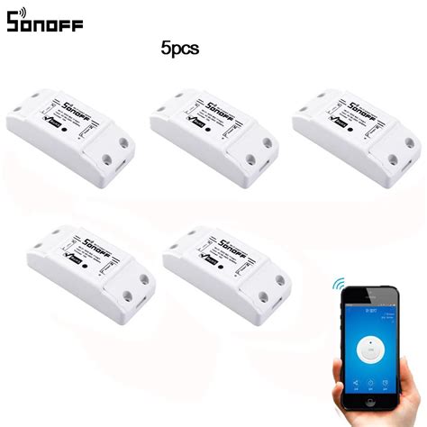 Pcs Sonoff Wifi Switch Intelligent Universal Wireless DIY Switches MQTT COAP Android IOS Remote