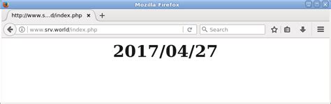 Ubuntu 1704 Apache2 Use Php Scripts Server World