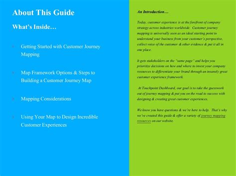 Touchpoint Dashboard Journey Mapping Guide 2014
