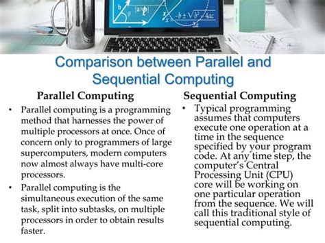 Difference Between Parallel And Sequential Computing Pptx Computing