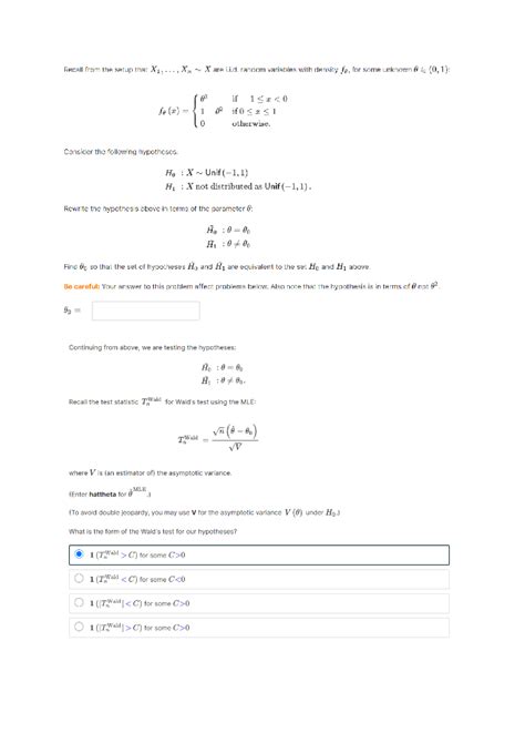 solved recall from the setup that x1 xx are i i d